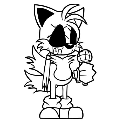 How To Draw Soul Tails Bringing The Vs Sonic Exe FNF Mod Character To