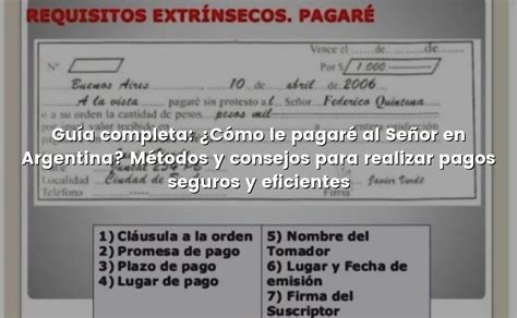 Guía completa Cómo le pagaré al Señor en Argentina Métodos y