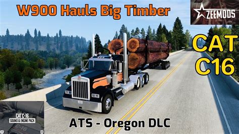 Kenworth W900 Log Truck American Truck Simulator YouTube