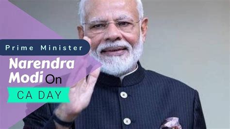 PM Narendra Modi S Special Message On CA Day YouTube