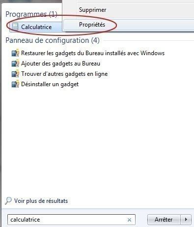 Créer un raccourci clavier pour une application sur Seven Astuces