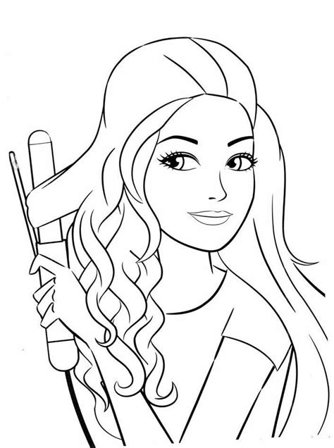 Pin By Renata On Barbie Coloring Cartoon Coloring Pages Barbie