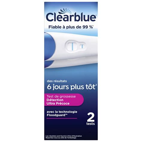 Clearblue Détection Précoce Test de grossesse 6 jours avant le retard
