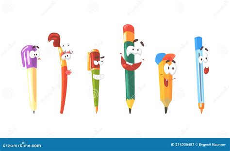 Lindos Bolígrafos Y Lápices Colección útiles Escolares Personajes Con