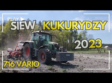 Oporowy Siew Kukurydzy 2023Fendt 716 Vario w Akcji Usługi FHU EMIL