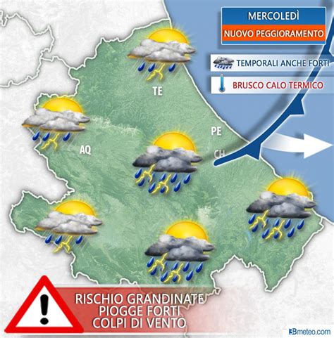 METEO ABRUZZO FORTI TEMPORALI E NUBIFRAGI In Arrivo Rischio Locali