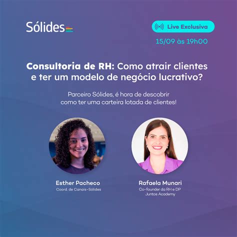 Webinar Consultoria De Recursos Humanos Como Atrair Clientes E Ter