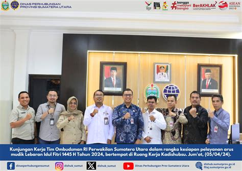 Kunjungan Kerja Tim Ombudsman RI Perwakilan Sumatera Utara Dinas