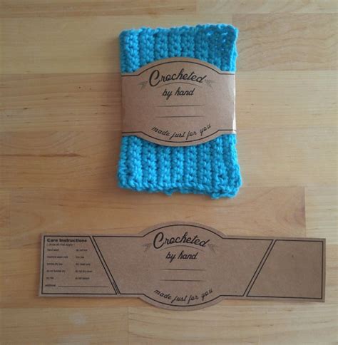 Crochet Labels Print Your Own