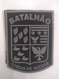 BRASÃO 1 DE CHOQUE ROTA FUNDO AZUL POLÍCIA MILITAR BORDADO MILITAR