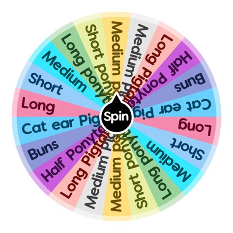 Gacha Hair Spin The Wheel App