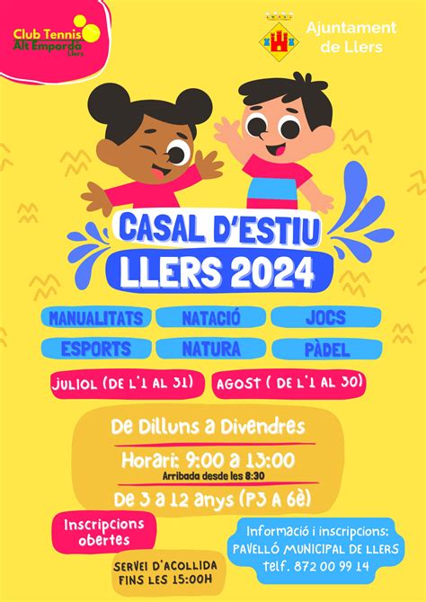 Casal D Estiu Llers 2024 Web Oficial De L Ajuntament De Llers
