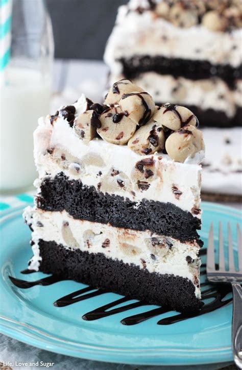 Chocolate Chip Cookie Dough Ice Cream Cake Recipe Ice Cream Cake