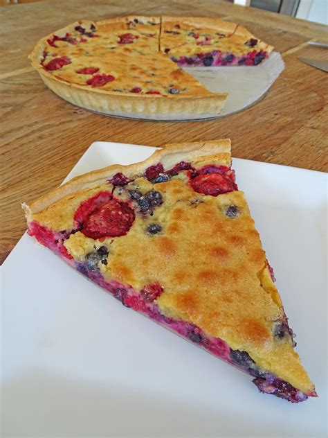 Tarte amandine aux fruits rouges Recettes économiques