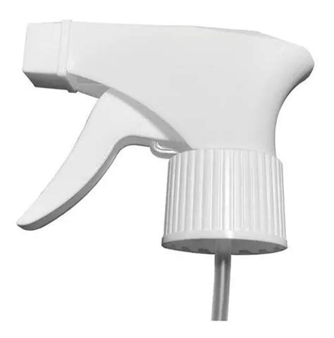 50 Gatilho Spray Pulverizador P Borrifador Rosca 28 Branco