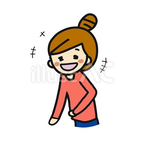 笑う 女性イラスト No 1542491無料イラスト フリー素材ならイラストAC