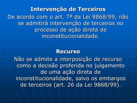 Ppt A O Direta De Inconstitucionalidade Powerpoint Presentation