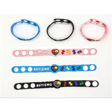 Pulseira Autismo Identificação 1un Barato Concientização Shopee Brasil
