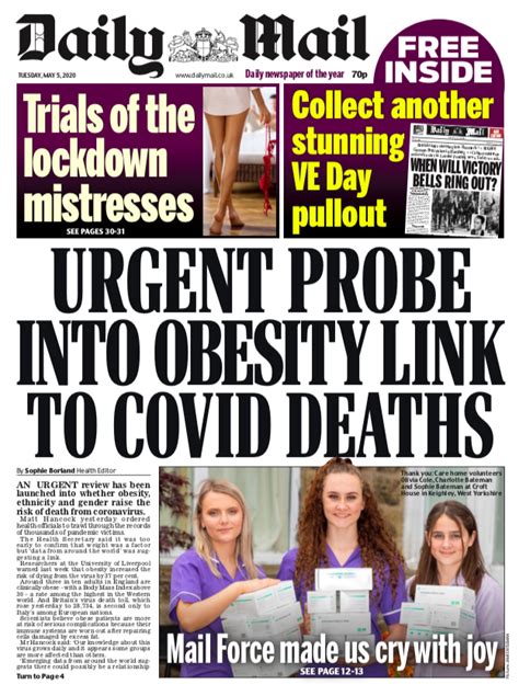 Daily Mail U K On Twitter Tuesday S DailyMailUK MailFrontPages