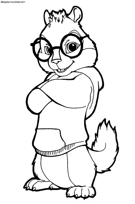 Dibujos De Alvin Y Las Ardillas Para Colorear