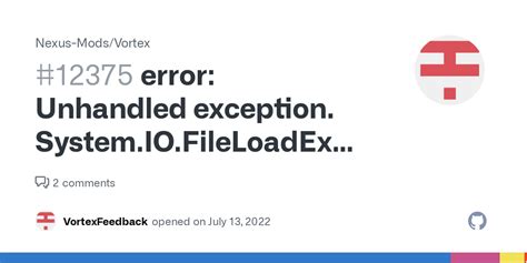 Error Unhandled Exception System IO FileLoadException Could Not Load