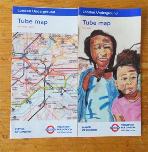 Tfl London Underground Tube Maps Picclick Uk