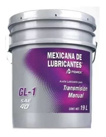 Aceite Transmision Manual Sae 90 Cubeta 19l Mexlub Meses sin interés