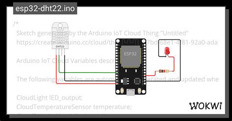 esp32 dht22 ino wokwi esp32 stm32 arduino simulator