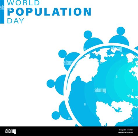 Día Mundial de la población Tierra globo cartel plantilla para web y