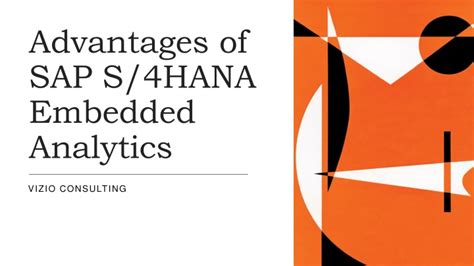 PPT Advantage Of SAP S4HANA Embedded Analytics PowerPoint