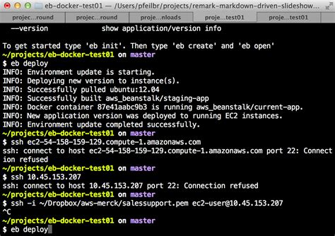 dockerized node js app on elastic beanstalk example brian pfeil