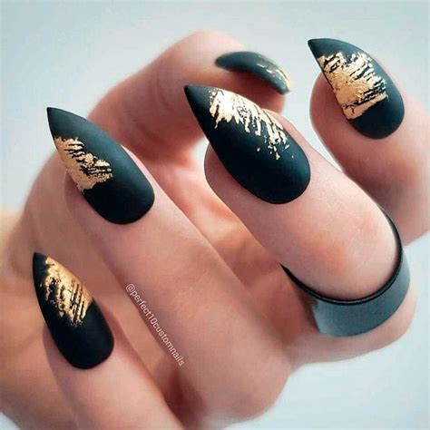 35 Matte Black Nails Ideas 2024 Zwarte Matte Nagels Designer Nagels