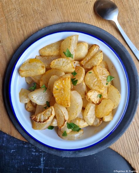 Navets rôtis au four miel paprika et piment