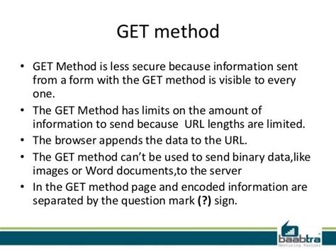 Get Method And Post Method