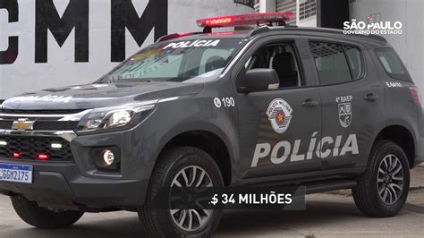 Governo De SP Entrega Viaturas Blindadas Para A PM YouTube