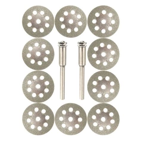 25mm Lames De Scie Circulaire Disques De Roue De Coupe 2 Mandrins