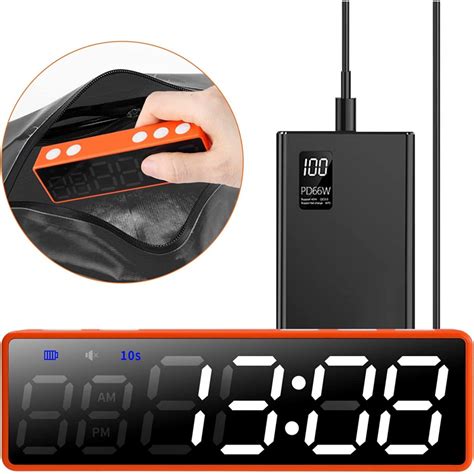 Gym Timer Mini Portable Interval Workout Timer LED Digital