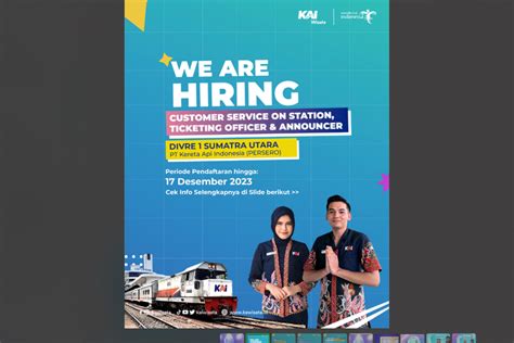 KAI Wisata Buka Lowongan Kerja Untuk Lulusan SMA Berminat