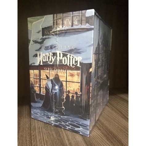 Box Harry Potter Castelo De Hogwarts 7 Livros 2 Marcadores
