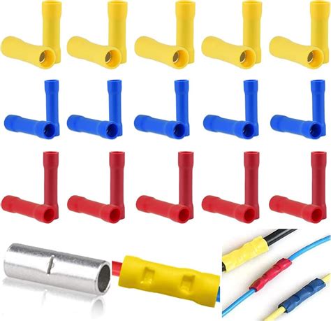 ANTHYTA 100 Pcs Connecteur Electrique en Cuivre PVC Connecteurs à