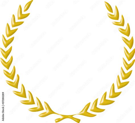 Siegerkranz Ehrenkranz Lorbeerkranz Kranz Vector De Stock Adobe