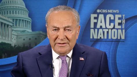 Watch Face The Nation Schumer On Face The Nation Full Interview
