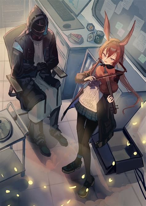 Doctor And Amiya Arknights Drawn By Natsuba Danbooru