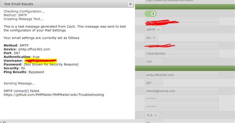 SMTP Connect Failed Issue 556 Cacti Plugin Thold GitHub