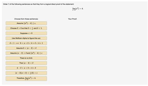 solved order 7 of the following sentences so that they form