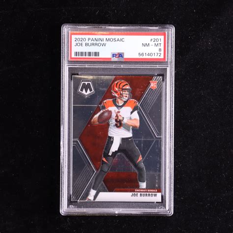 Joe Burrow Panini Mosaic Rc Psa Pristine Auction