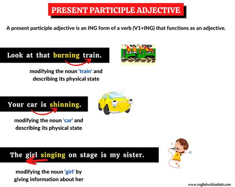 PRESENT PARTICIPLE ADJECTIVE Masterclass A Detailed Post
