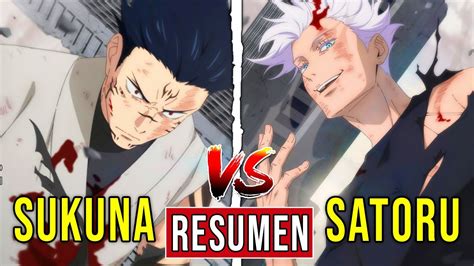 SATORU GOJO VS RYOMEN SUKUNA Pelea Completa Jujutsu Kaisen