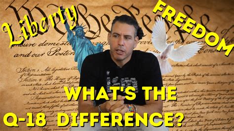 Q18 What Is The Difference Between Freedom And Liberty Ray Maor