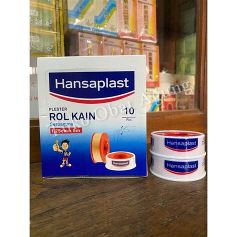 Jual Hansaplast Plester Rol Kain Roll Ukuran 1 25 Cm X 5 M Shopee